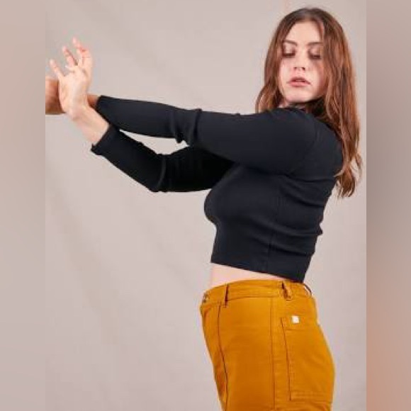 Big Bud Press | Tops | Big Bud Black Turtleneck | Poshmark
